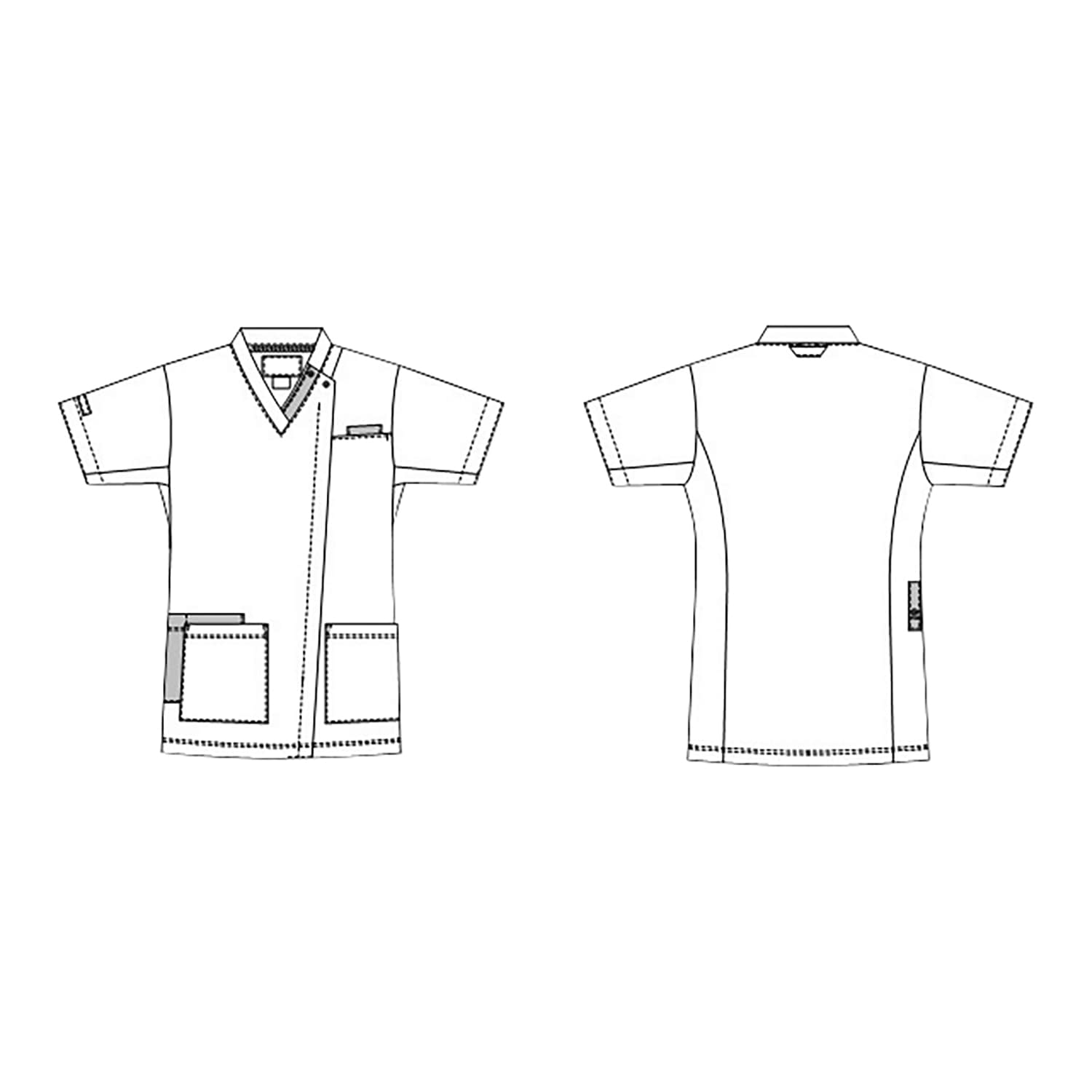 男女兼用スクラブ 診察衣 25-6513-00 ナガイレーベン LX-5527(SS)Tネイビー｜マツヨシ【松吉医科器械】医療・介護用品の総合サイト