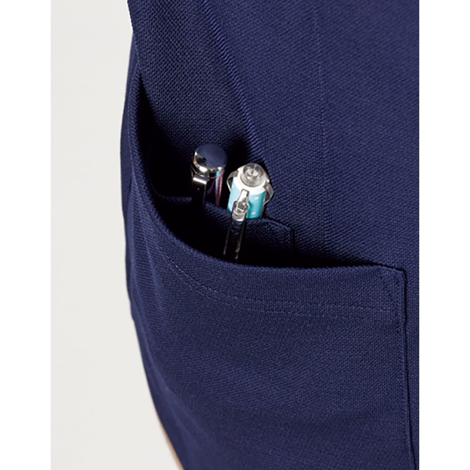 ユニセックスポロシャツ 介護ユニフォーム 25-6532-03 CARE＆MEDICAL TB4504U-3(L)ネイビーXレッ｜マツヨシ【松吉医科器械】医療・介護用品の総合サイト