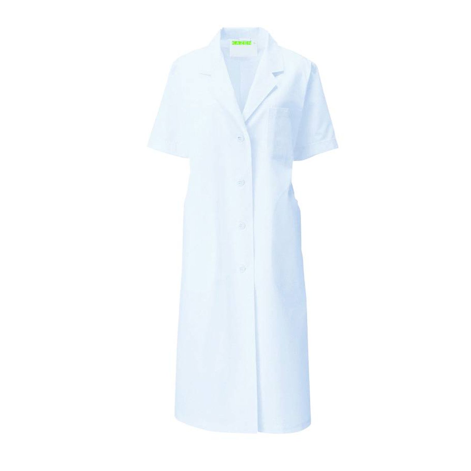 レディス診察衣S型 半袖 S KAZEN WLD 122-30(ホワイト)｜マツヨシ【松吉医科器械】医療・介護用品の総合サイト