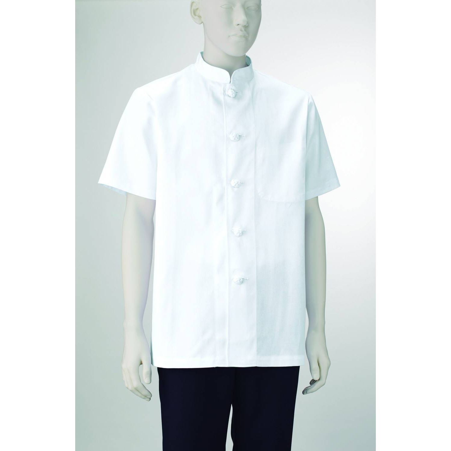 シングルコックコート(半袖) SS KAZEN WLD 418-60(ホワイト)｜マツヨシ【松吉医科器械】医療・介護用品の総合サイト