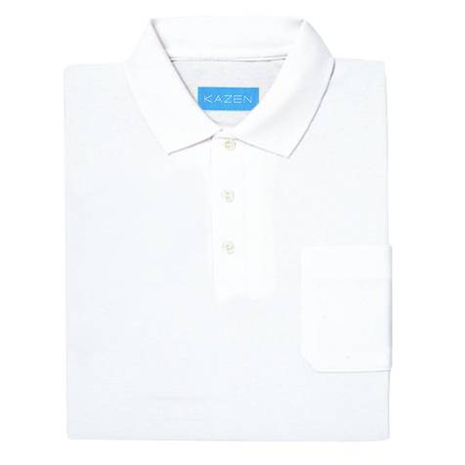 ポロシャツ半袖 S KAZEN WLD 237-20(ホワイト)｜マツヨシ【松吉医科器械】医療・介護用品の総合サイト