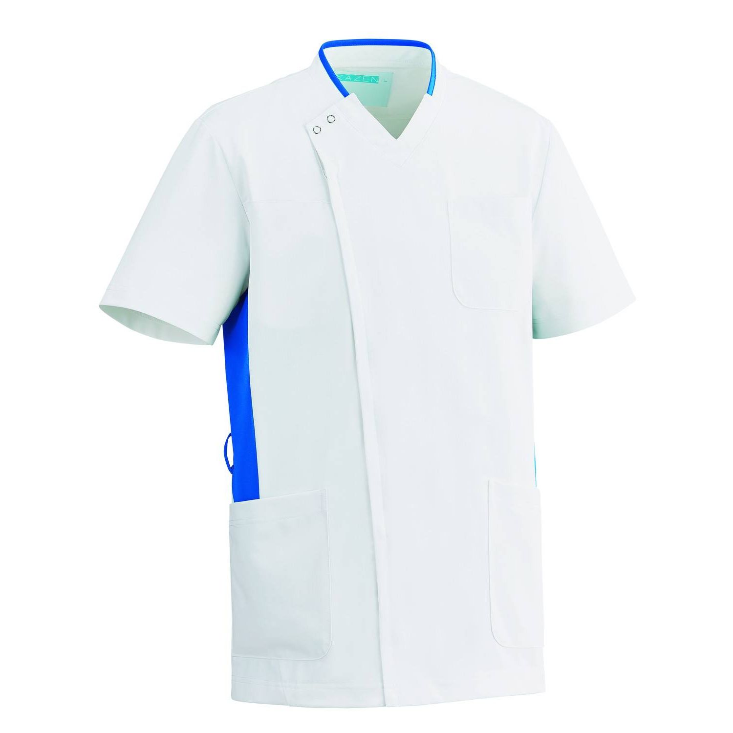 メンズスクラブ 3L KAZEN WLD 038-21(ホワイトXブルー)｜マツヨシ【松吉医科器械】医療・介護用品の総合サイト