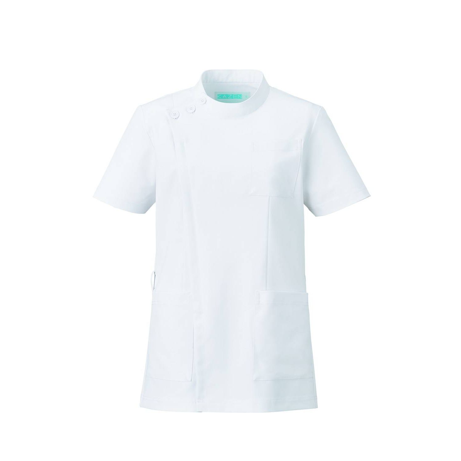 ジャケット 半袖(男女兼用) SS KAZEN WLD 762-40(ホワイト)｜マツヨシ【松吉医科器械】医療・介護用品の総合サイト